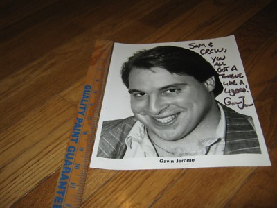 Gavin Jerome Original Vintage hand signed 8" x 10" Photo AUTOGRAPH ...