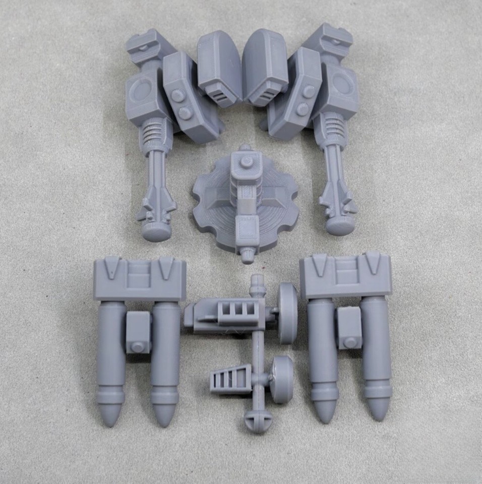 3D Printed Turret Weapon Upgrade Kit For TR Fortress Metroplex Siege ...