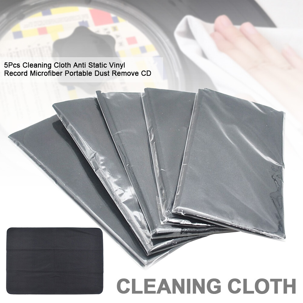 cleaning cloth anti-static vinyl record microfiber portable dust ...