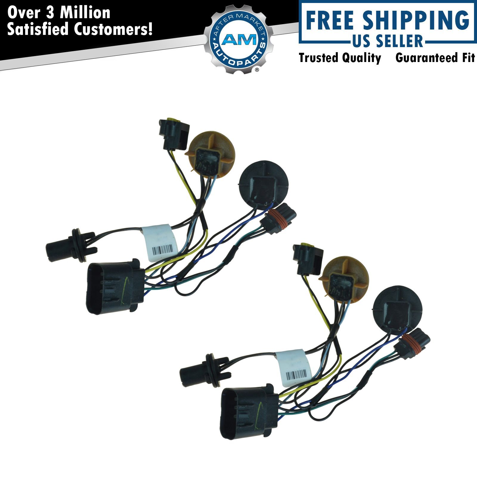 OEM 15950809 Headlight Wiring Harness LH & RH Pair Set of 2 for GM ...
