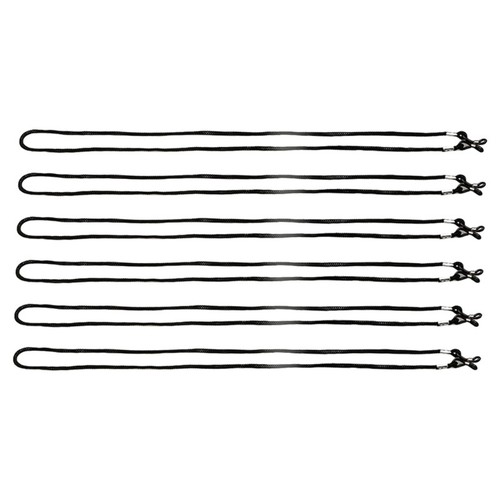 6Pcs Fashion Eyewear Chain Silicone Grip Glasses Straps Safe Secure ...