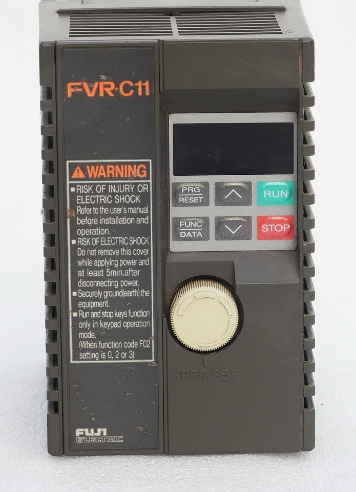 FUJI ELECTRIC FVR C11 TYPE FVRO 4C11S-7EN INVERTER AC DRIVE VFD 0.4KW ...