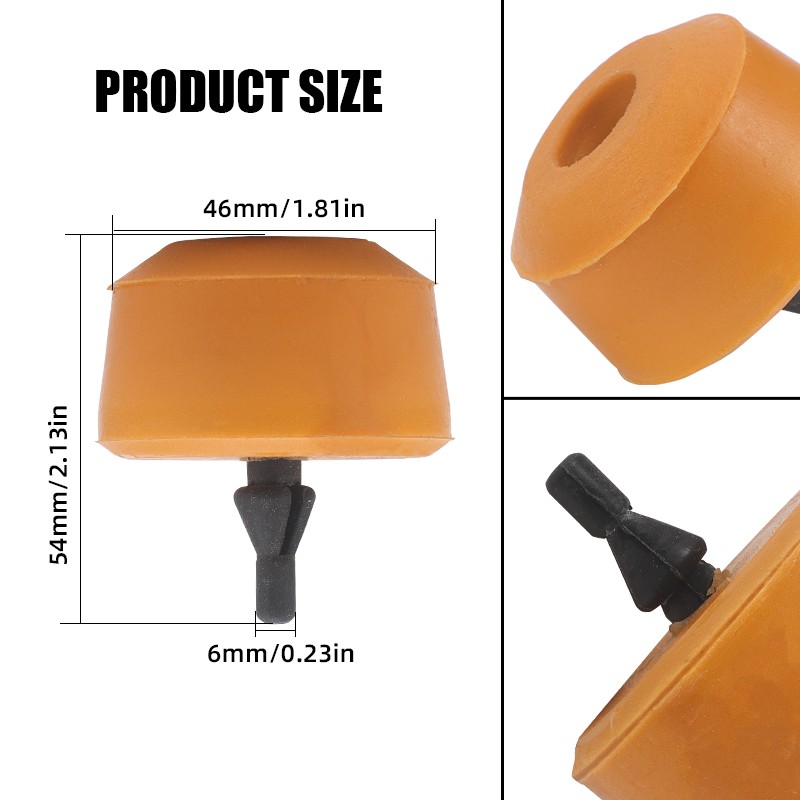 2PCS Rear Bump Stop Leaf Spring Rubber Buffer 2K0511155A Fits VW Caddy ...