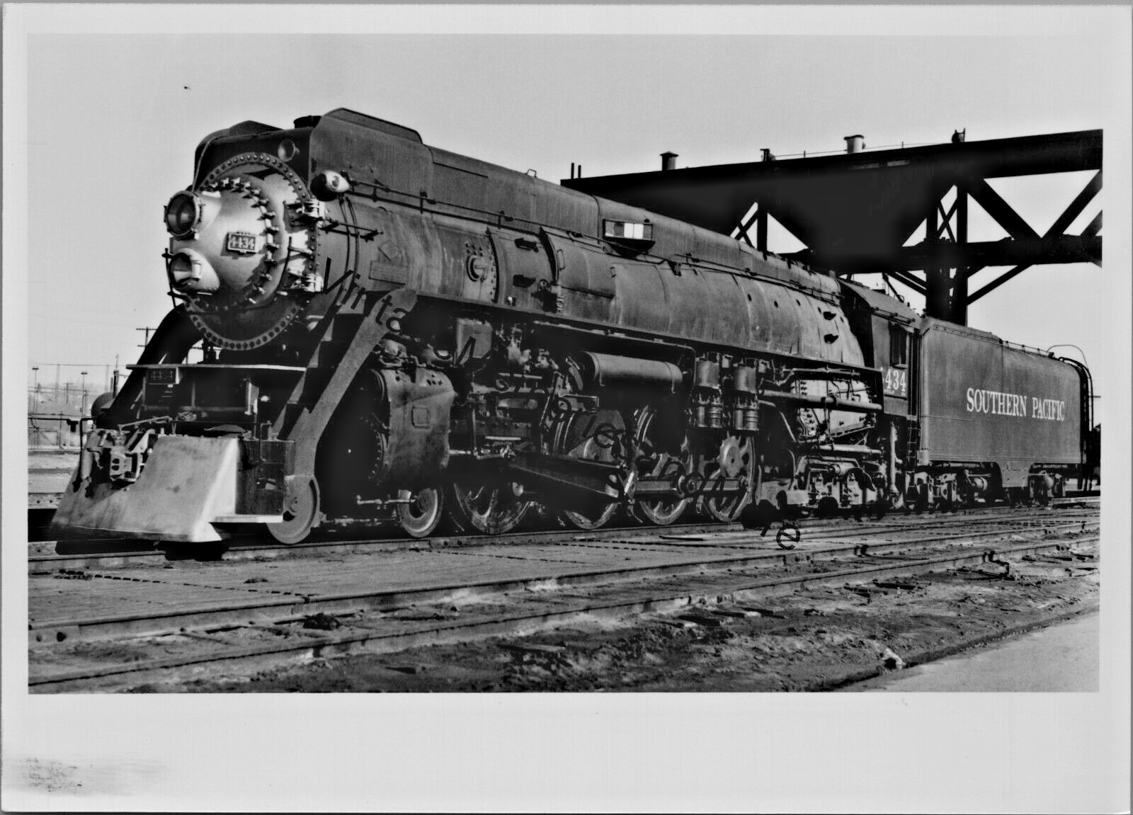 Vintage Southern Pacific Railway 4434 Steam Locomotive T2-358 | eBay