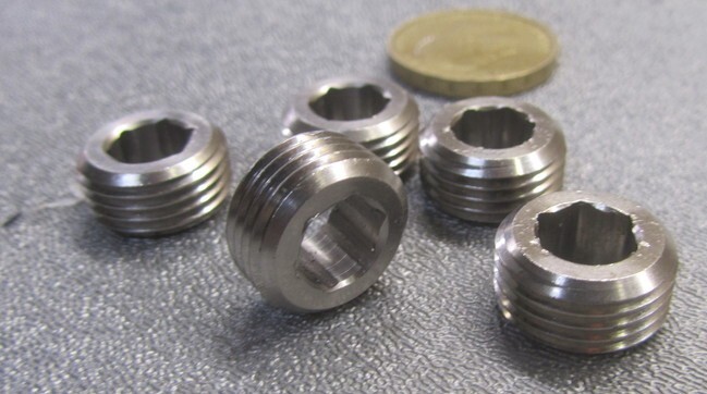 Stainless Steel Hollow Jam Set Screws, 5/8"-18 x 5/16" Height, 5 Pieces ...