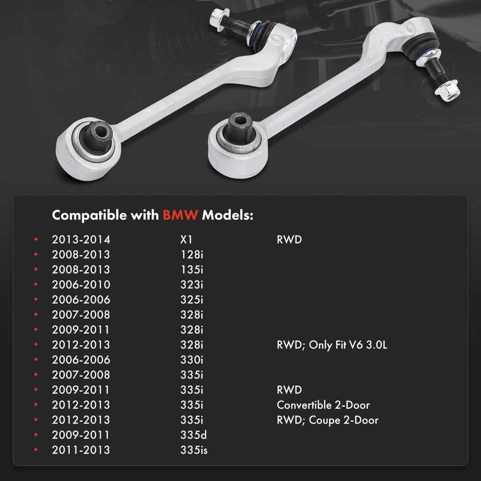 4Pcs Front Control Arm and Ball Joint Assembly for BMW E90 323i 325i ...