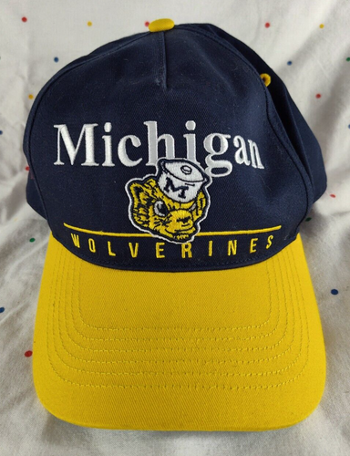 Michigan Wolverines Baseball Hat Blue/Yellow | eBay