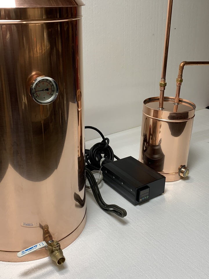 20 Gallon Copper Still w/Electric Heating and 4" Cap Logic | eBay