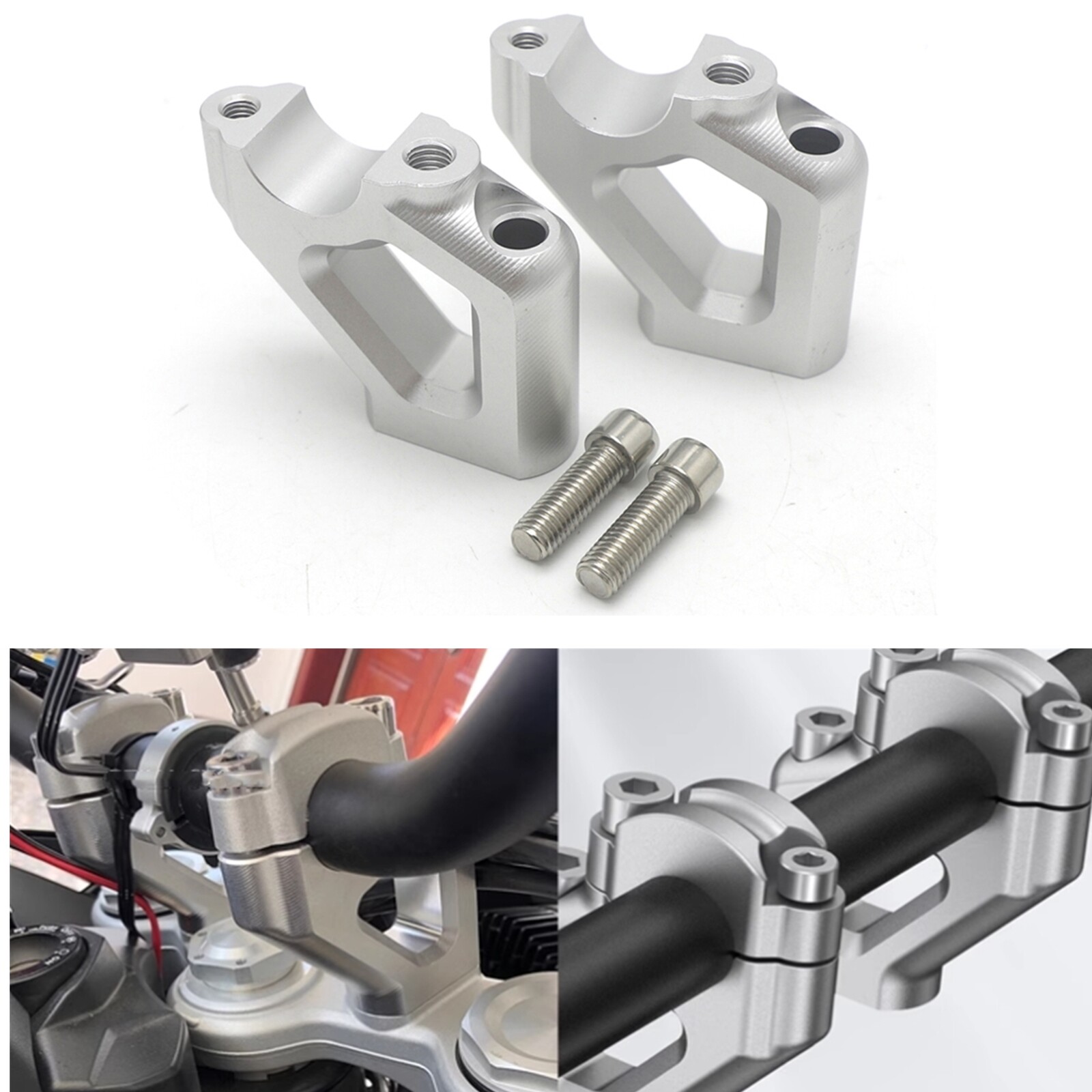 Handlebar Risers Move Back for Triumph Tiger 900 Tiger 850 2020 ...