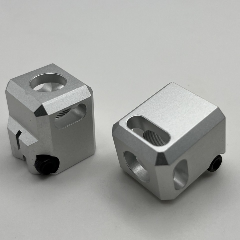 1/2x28 TPI 9mm Muzzle Brake Compensator Clamp Aluminum For Glock CC 4 ...