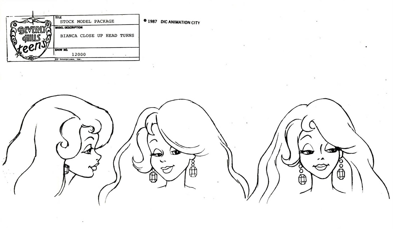 Beverly Hills Cartoon Bianca