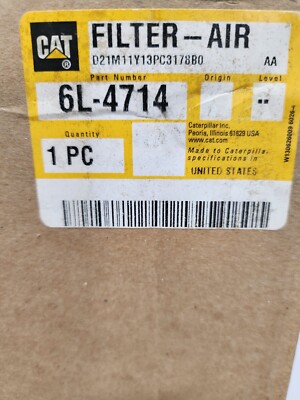 Caterpillar 6L-4714 Air Filter OEM (2 Pack) Read | eBay