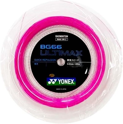 YONEX YONEX Badminton Gut String BG66 Ultimax 200m Roll/BG66UM-2 (New ...