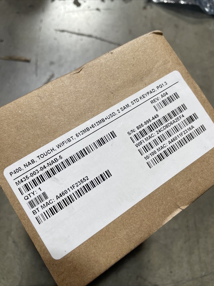 NEW VeriFone P400 Plus Payment Terminal (Pin Pad) PN:M435-003-04-NAB-5 ...