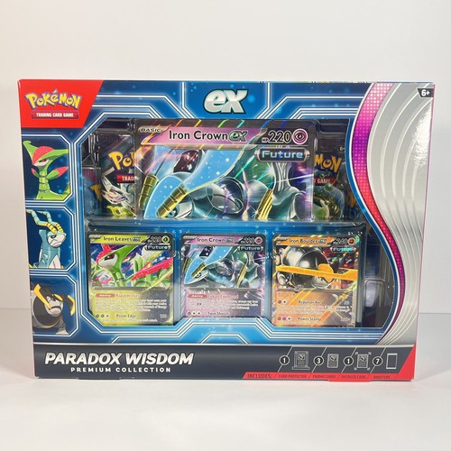 Pokémon TCG: Paradox Wisdom Premium Collection Box Exclusive Sealed New ...