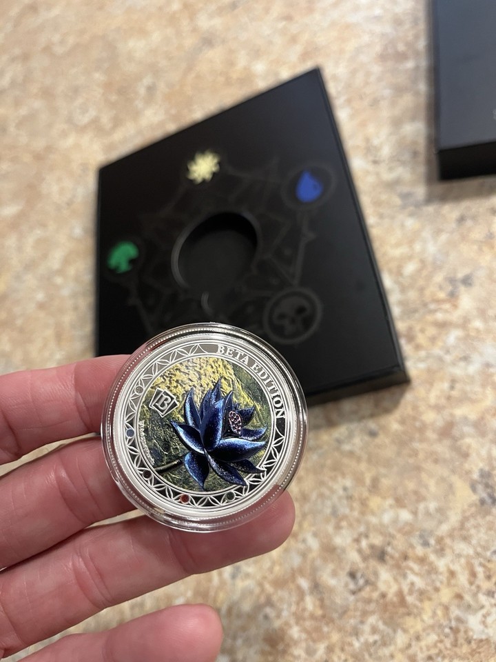 One Ounce Proof Round , Black Lotus Beta Edition , Magic the Gathering ...
