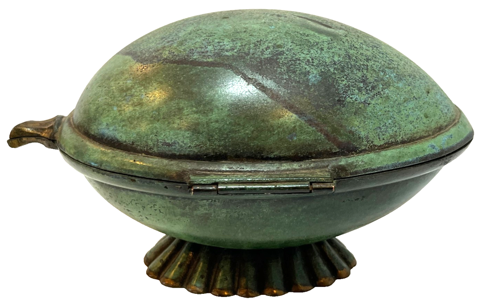 Vntg Jewish Hebrew Sukkot Citron Etrog Box Jerusalem Israel Judaica ...