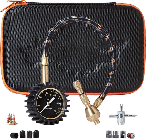 Tire Pressure Gauge (0-60 PSI) Heavy Duty, with Custom Foam Case ...