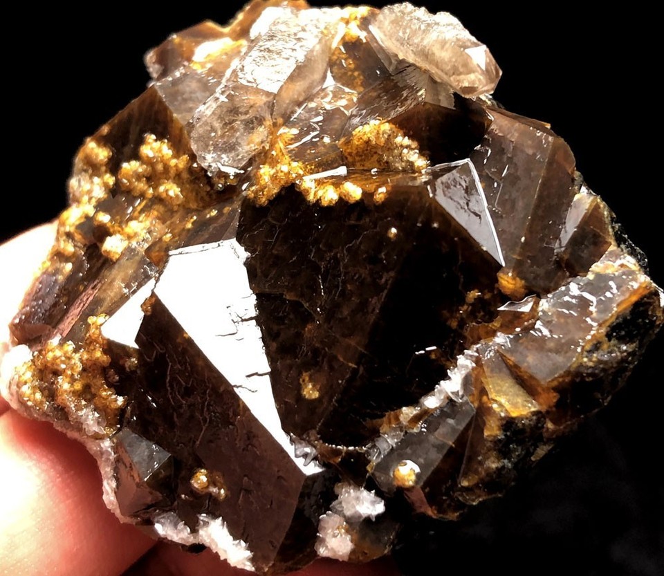 189g Natural chocolate Garnet Quartz Garnet Quartz crystal Inner ...