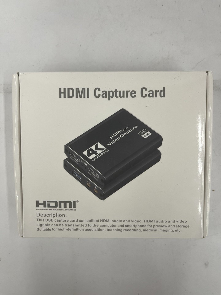 4K HDMI Video Capture Card USB Ultra HD Game Video Capture Card | eBay