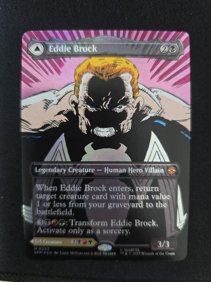 Mtg Eddie Block/Eddie Brock Full Art Version English | eBay