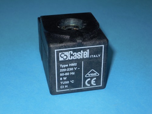 BOBINA CASTEL TYPE HM2 220/230VAC 50/60HZ 8W TU50°C CASTEL 9100/RA6 | eBay