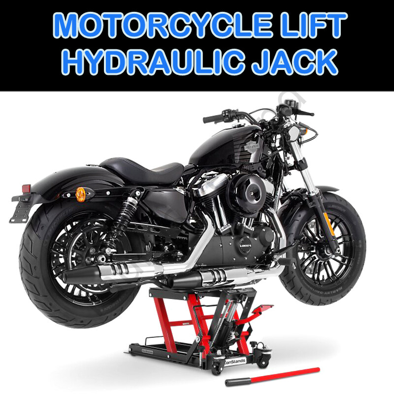 680kg Low Profile Motorcycle ATV Hydraulic Jack Motorbike Stand Hoist ...