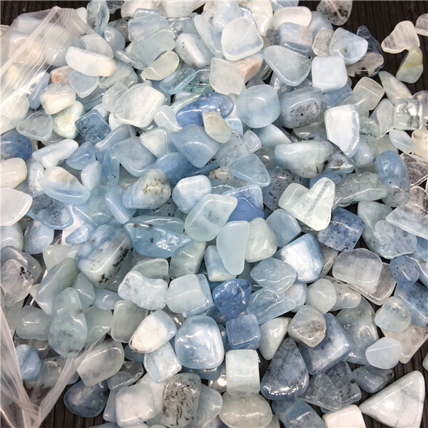 562g Jadeite Beryl Crystal Natural Blue Grained Coarse Gemstone Samples ...