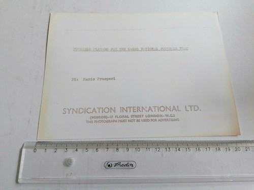 SWISS FOOTBALL GOALKEEPER: MARIO PROSPERI, OLD PHOTO | eBay