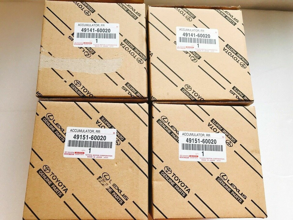 Toyota LX570 URJ200 Suspension Accumulator Set SET | 49141-60020 49151 ...