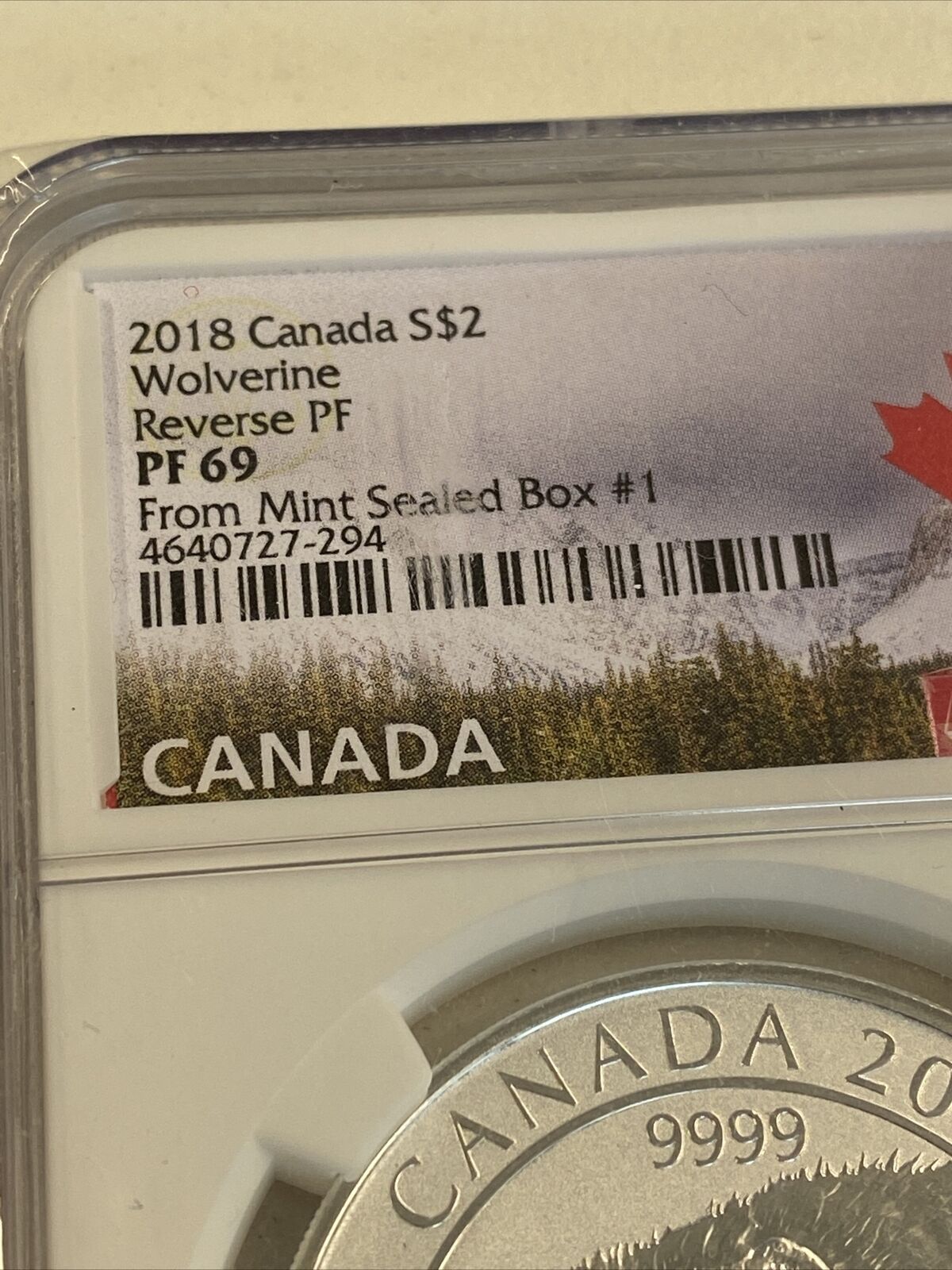 2018 NGC Canada $2 Silver Wolverine 3/4 oz Reverse Proof PF69 | eBay