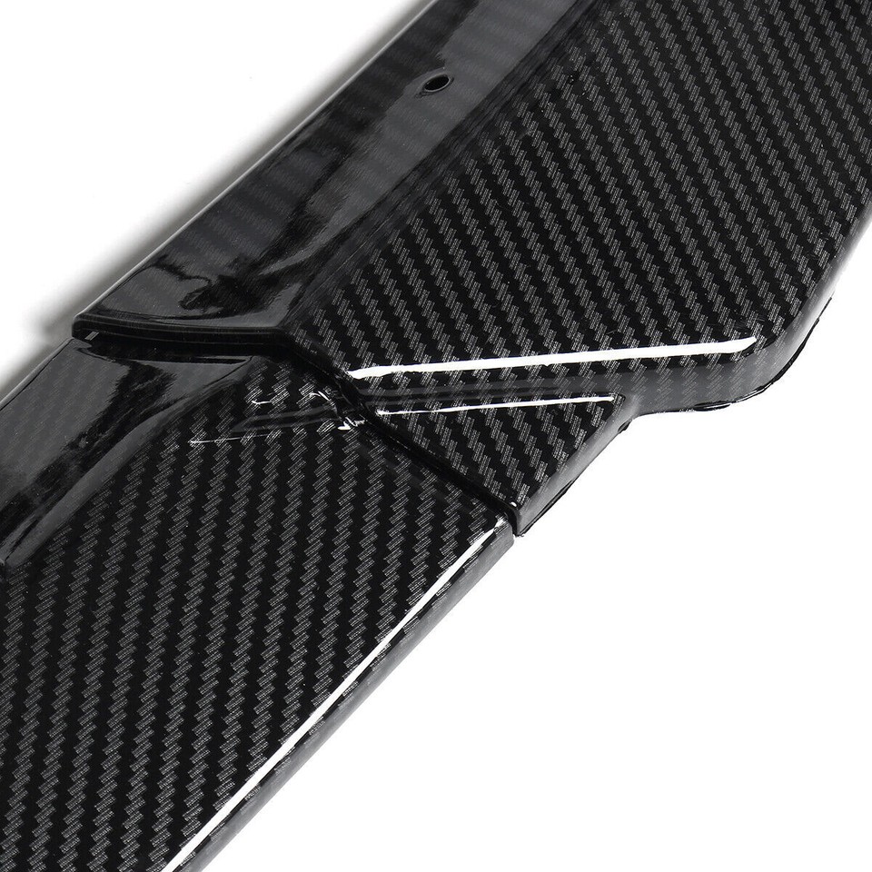 Front Lip Splitter Carbon Fiber Look For Mercedes W204 C300 2011-2014 ...