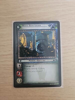 LOTR TCG ROS Rise of Saruman WHITE HAND LEGION 17R129 Lower LP | eBay