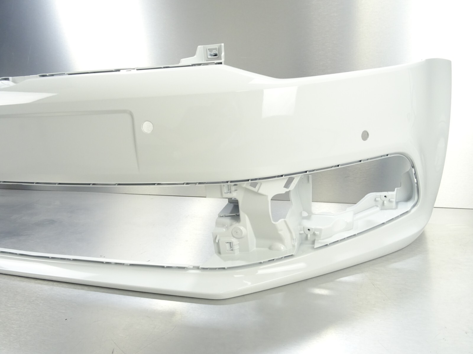 VW Polo 2014-2017 New Front Bumper With Sensor Holes Painted LC9A Pure ...