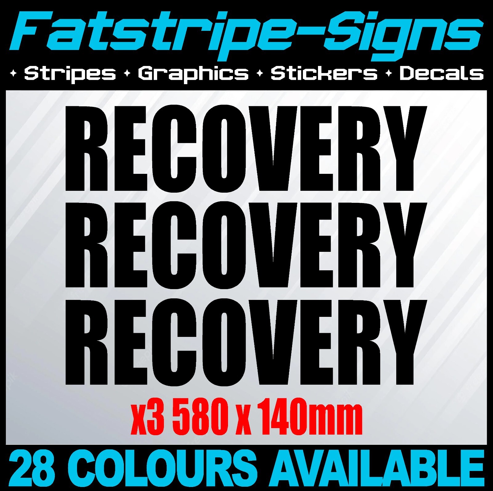 RECOVERY TRUCK STICKERS GRAPHICS DECALS fits TRANSIT SPRINTER MASTER ...