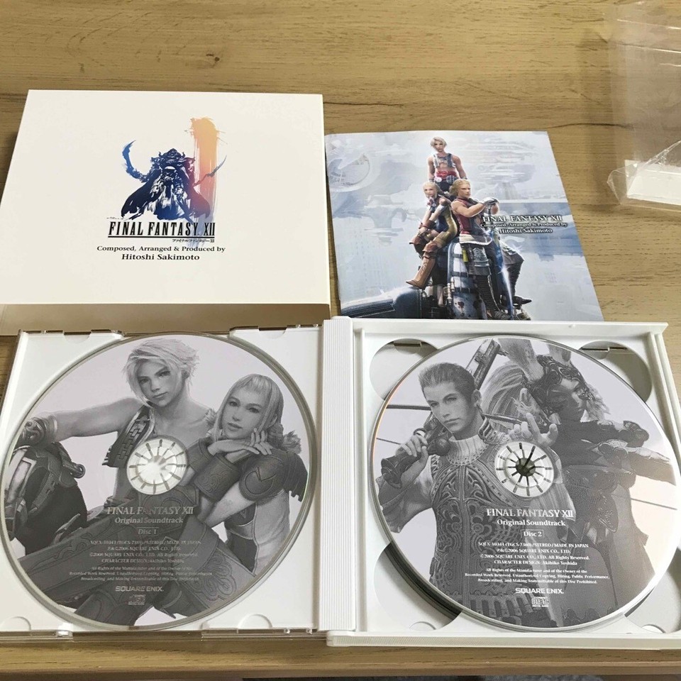 【4-disc】FINAL FANTASY XII Original Soundtrack CD FF12 Game Music BGM ...