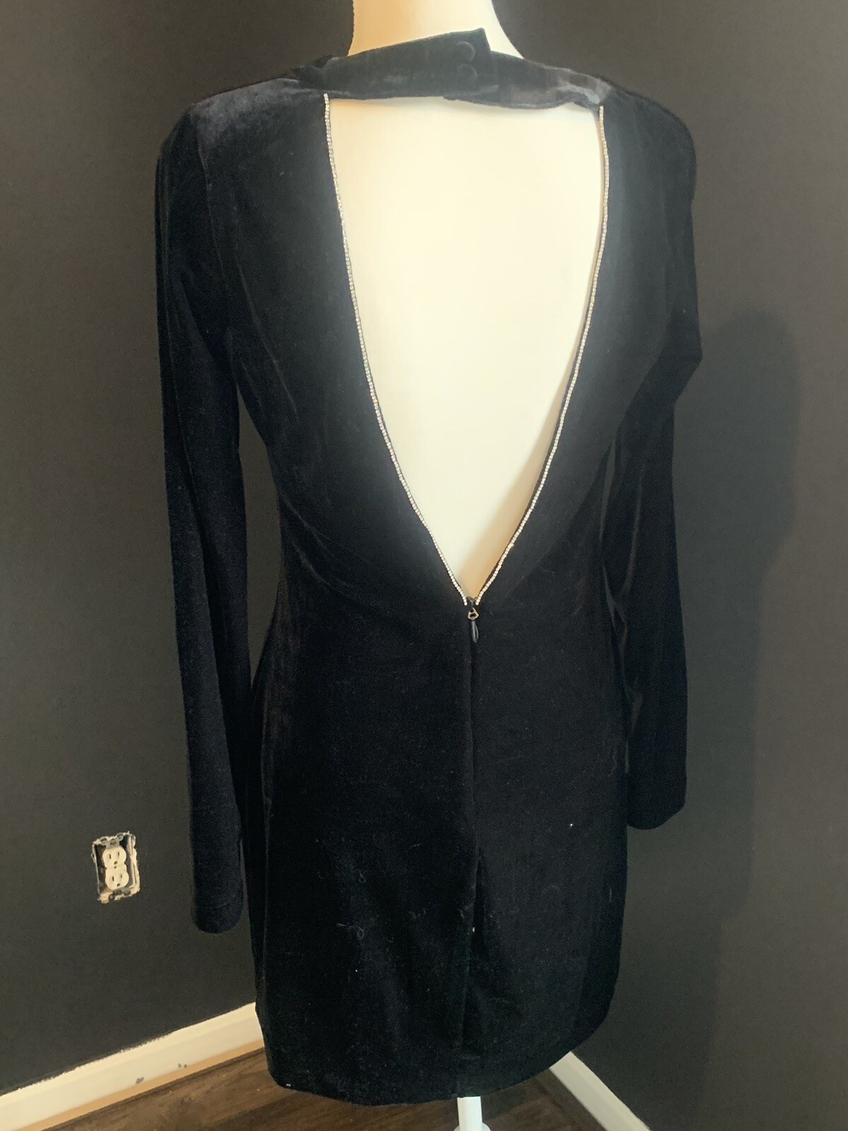 Black Velvet New York And Co Gabrielle union LBD Open V Back Party ...