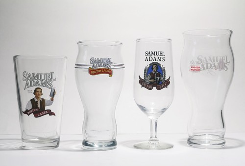 Samuel Adams Beer Glasses - Lot of 4 Assorted Sizes | eBay