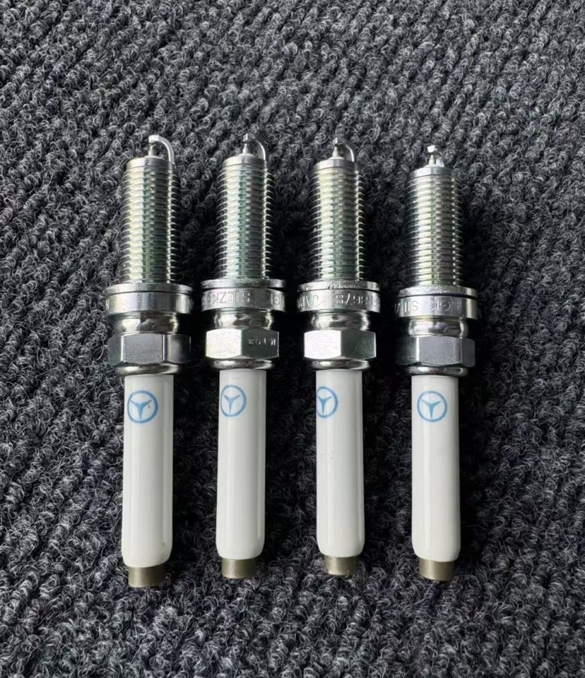 Genuine Set of 4 Spark Plugs For Mercedes-Benz C CLS E GL GLC GLE GLK ...