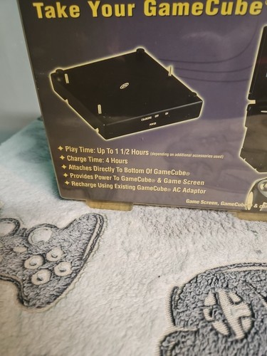 Intec Nintendo GameCube Rechargeable Battery Pak (Black) - VERY RARE ...