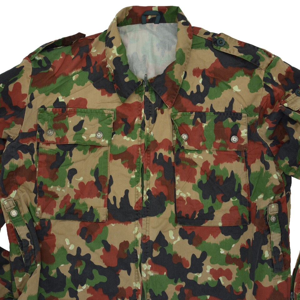 Jacket M83 TASS 57 Original Swiss Army Field Alpentarn Camo Shirt ...