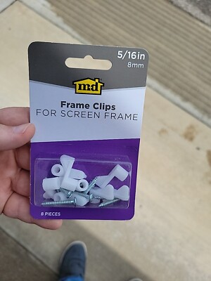 MD Frame Clips 8 Pack 5/16 For Screen Frame | eBay