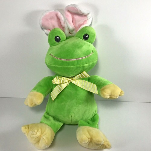 Dan Dee Easter Bunny Frog Squeeze n' Talk Plush 14" Stuffed Animal Toy ...