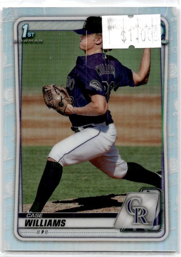 2020 Bowman Draft Case Williams #BD-23 Chrome Refractor | eBay