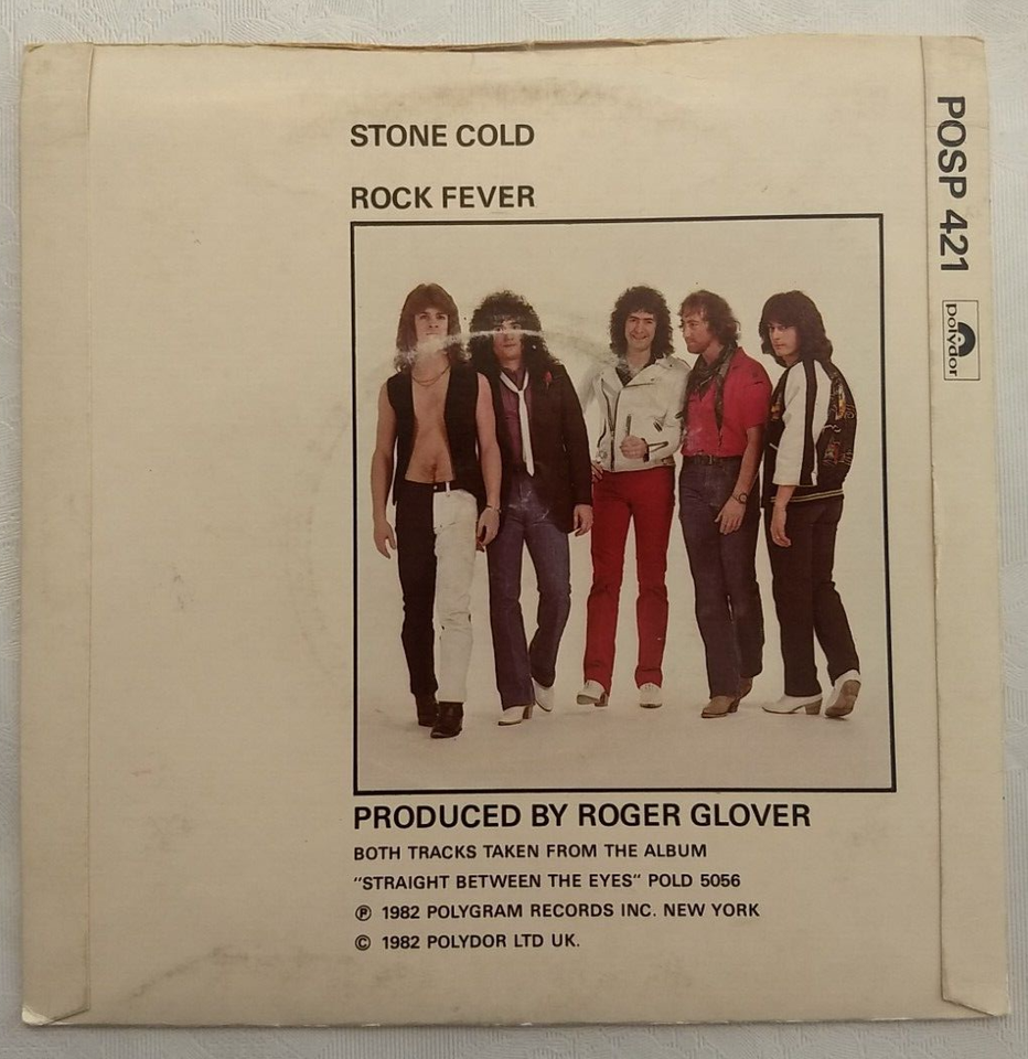 Rainbow: Stone Cold b/w Rock Fever 7-inch single (UK) | eBay
