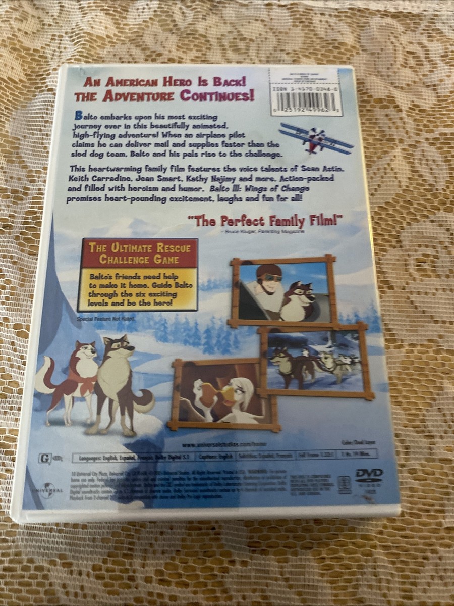 Balto 3 Film Menu De DVD Balto 3 Nas Asas Do Destino (De 2004) Em 4K