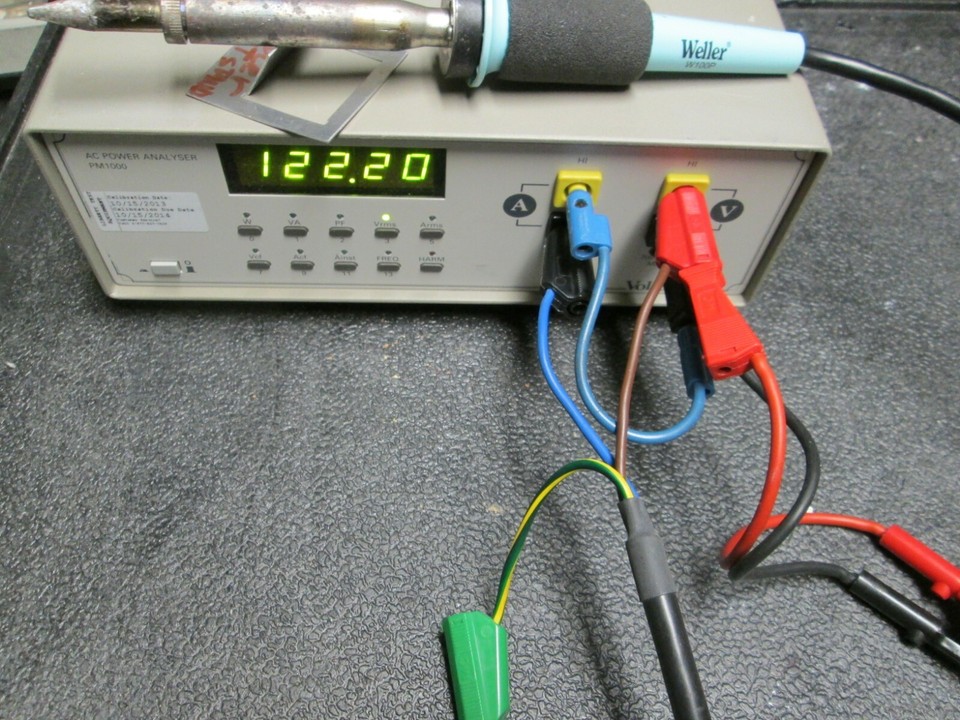Voltech PM1000 AC Power Analyzer WORKING! Up to 700V, 15A Well tested ...