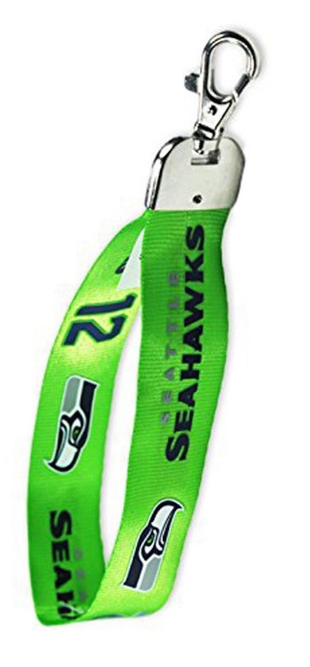NFL Wristlet Short Lanyard Keychain TEAM COLOR ( ALL TEAMS ) Official ...