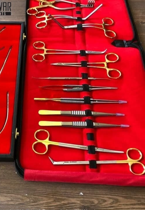 16-Piece Microvascular Surgical Instrument Set – Premium German ...