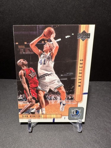 2001-02 Upper Deck Dallas Mavericks Basketball Card #32 Dirk Nowitzki ...